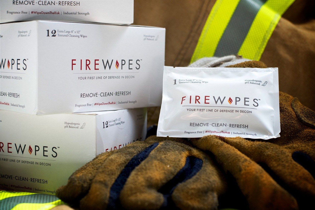 FireWipes Firefighting Decon Wipes Master Case - 24 boxes