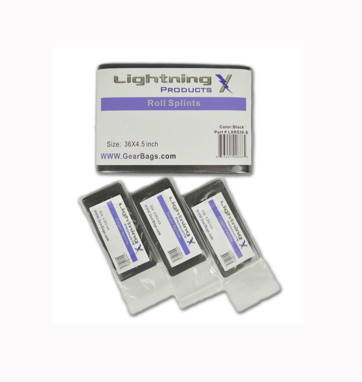 Lightning X EMS Roll Splints