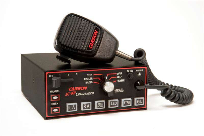 Carson Sirens SC-409 Commander Porgrammable Siren