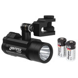 Premium Firefighter LED Flashlight and Helmet Mount Combo