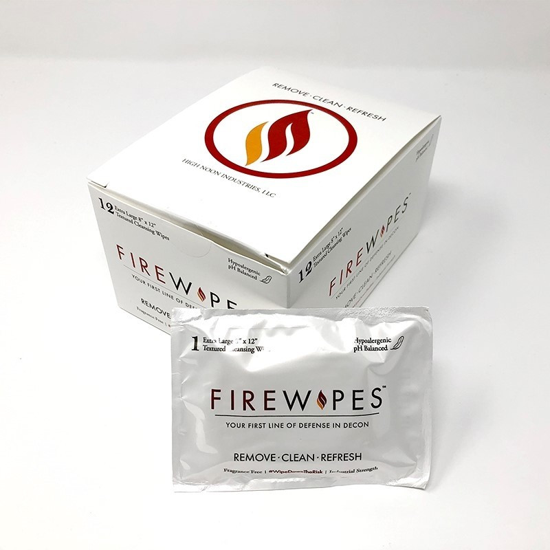 FireWipes Firefighting Decon Wipes Master Case - 24 boxes