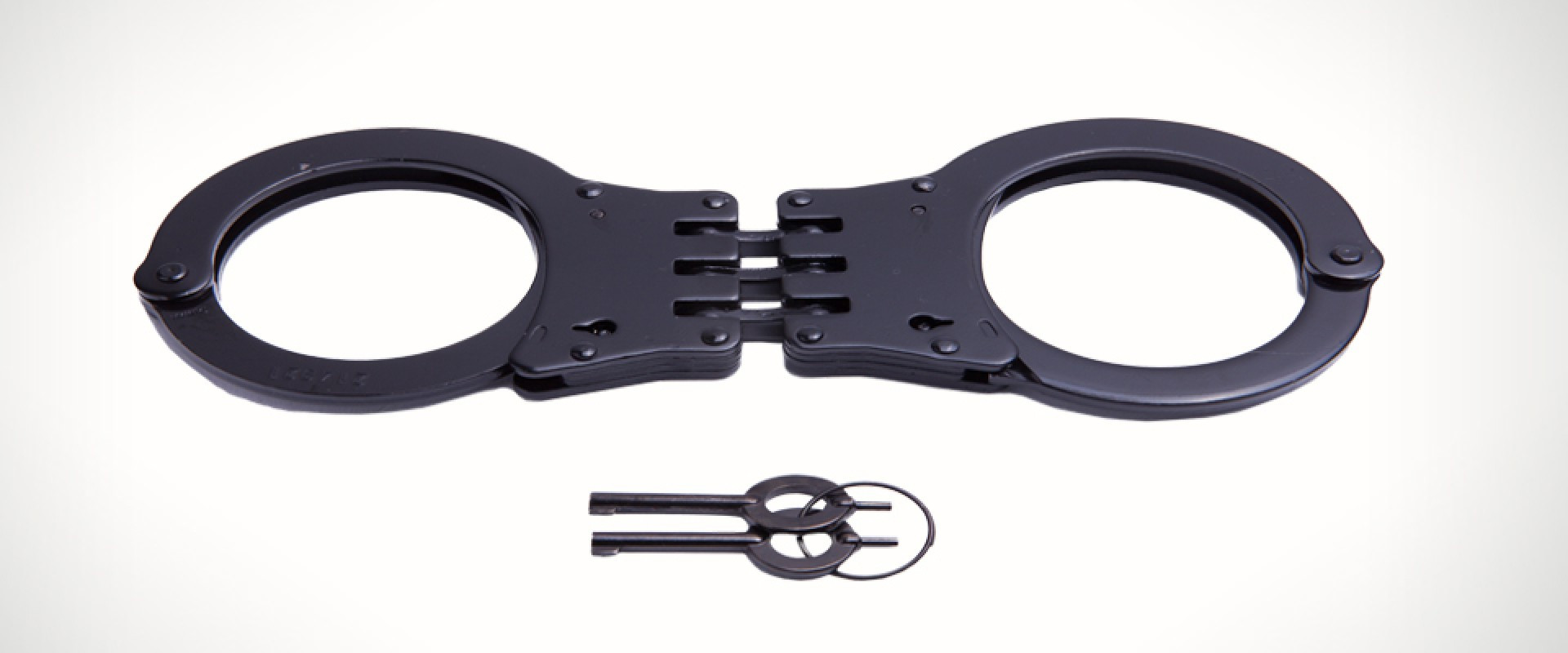 Peerless Handcuff Company 801CN Hinged Nickel Handcuffs