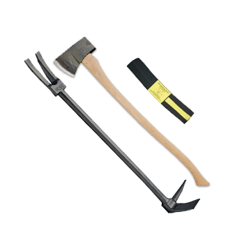 Halligan Tool, Flat Head Axe, The IRONS Special - Leatherhead Tools