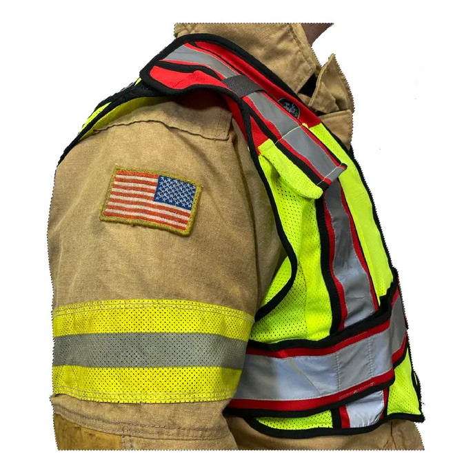 Fire Ninja Ultrabright 6 Point Breakaway Public Safety Vests