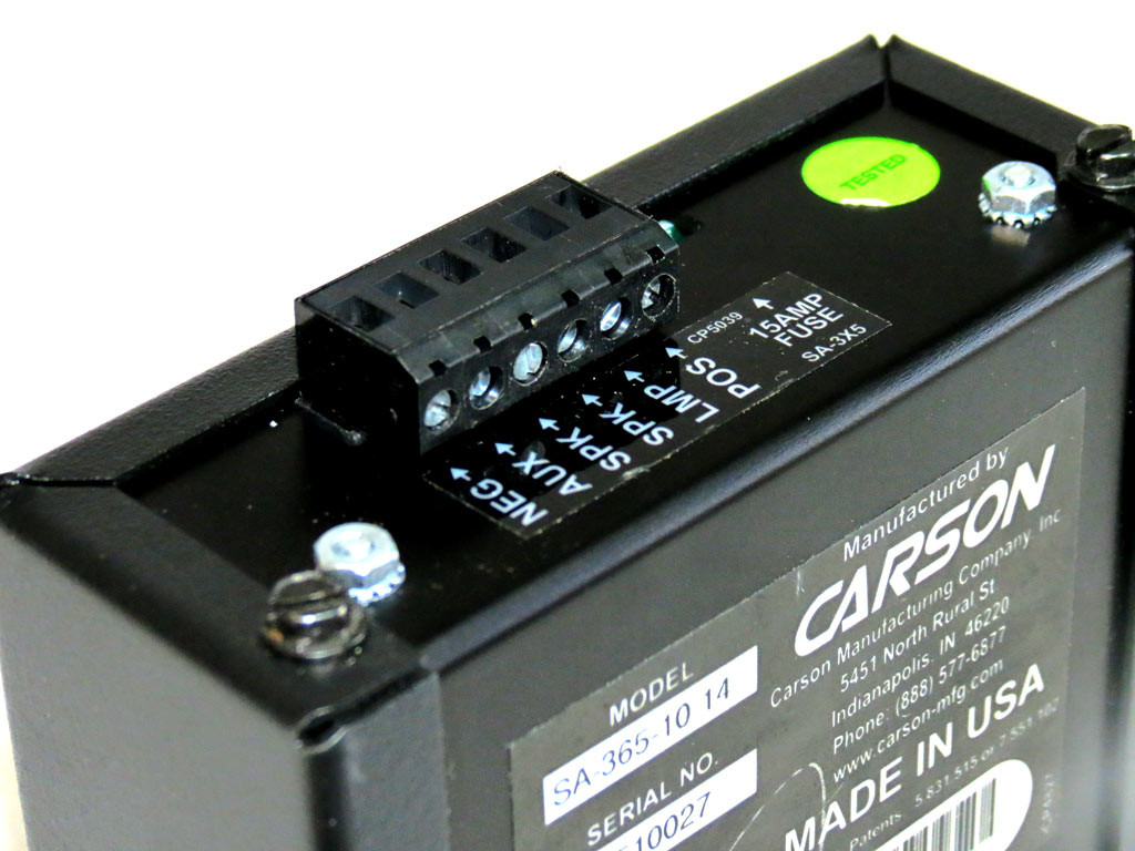 Carson Sirens SA-365 Defender Firefighter Siren