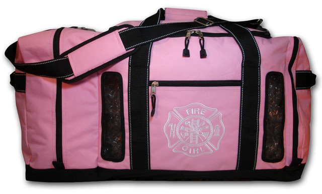Pink Firefighter Gear Bag - Pink Turnout Bag - Pink Rescue Bag