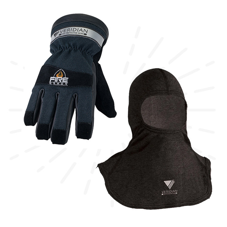 Fire Gloves - Firefighter Glove - Fire Armor Glove by Veridian
