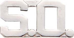 Smith And Warren Collar Brass Insignia - S.O. PAIR