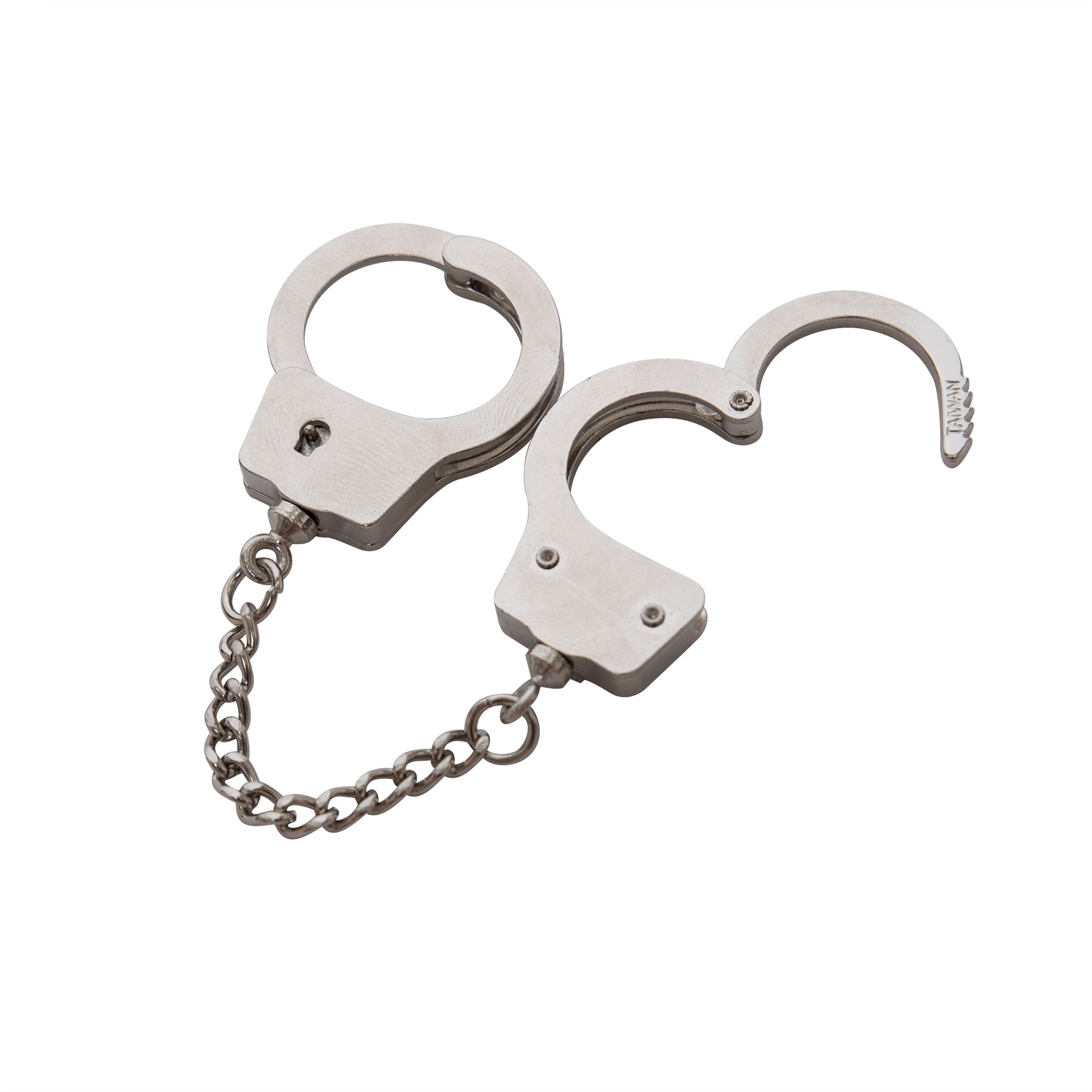 Double Lock Handcuffs with Key - BLACK