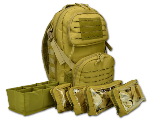 Modular TacMed Trauma Backpack w/ Premium Fill Kit + Hydration | MB45-SKFH