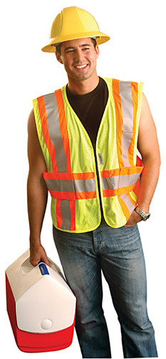 OccuLux 2-Tone Mesh Expandable Vest
