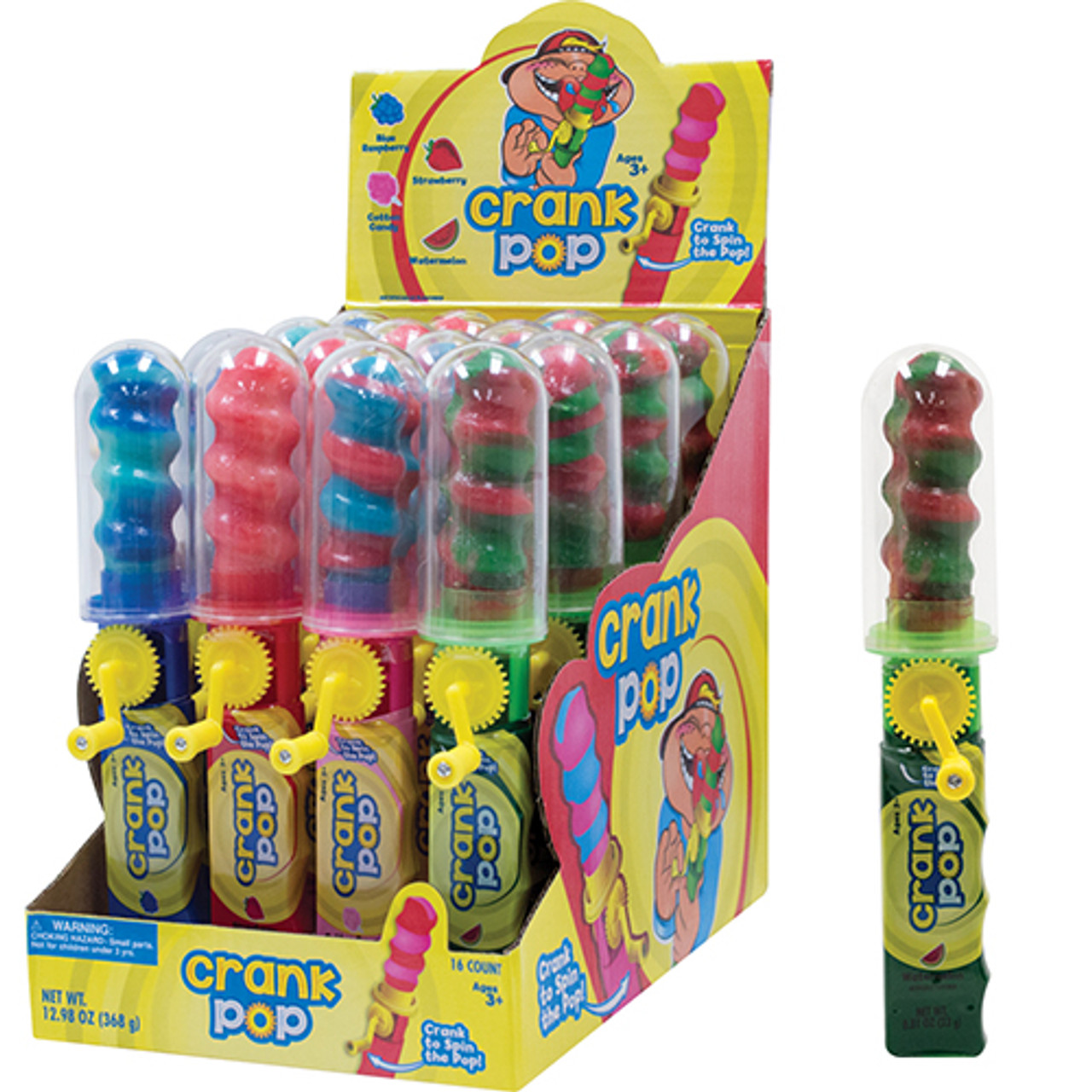 Crank Pop 0.81 Ounce 16 Count - Mad Al Candy