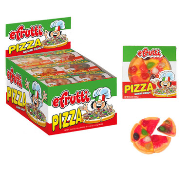 Mini Gummi Pizzas 0.55 Ounce 48 Count - Mad Al Candy