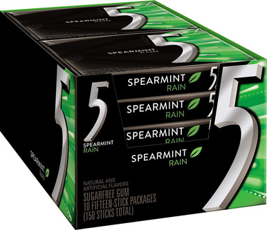5 Rain 15 Piece 10 Count Green Pack - Mad Al Candy