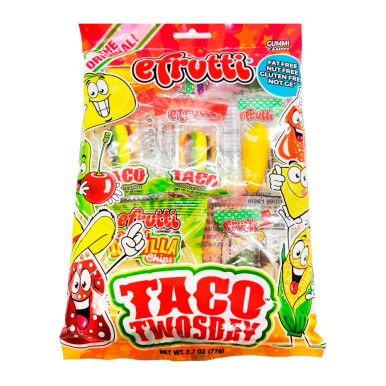 Taco Tuesday Bag Gummies 2.7 Ounce 12 Count