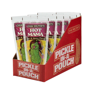 Pickle Hot Mama Spicy Hot 12 Count - Mad Al Candy