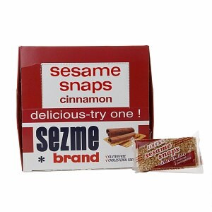 Sezme Sesame Snaps Dark Chocolate 1.41 Ounce 24 Count - Mad Al Candy