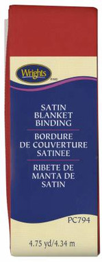 Red Satin Blanket Binding - Funky Monkey Fabrics Inc.