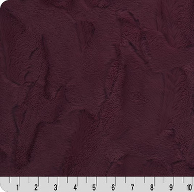 Plumwine 80" Wide Mirage Luxe - Shannon Fabrics Cuddle Minky - Funky Monkey Fabrics Inc.