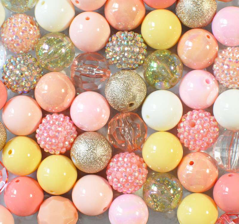 Georgia Peach bubblegum bead wholesale kit