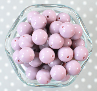 16mm Putty solid bubblegum beads