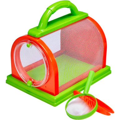 Bug Capture Kit With Magnifying Glass And Tweezer