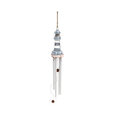 Metal Lighthouse Wind Chime 67cm - The Loving Home