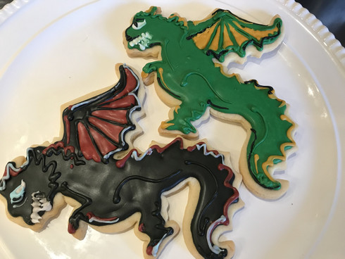 Dragon Sugar Cookies - Maggie & Molly's Bakery