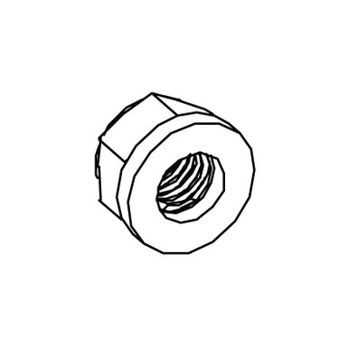 Nut, Lock, Class 8, Flanged, Non marring,