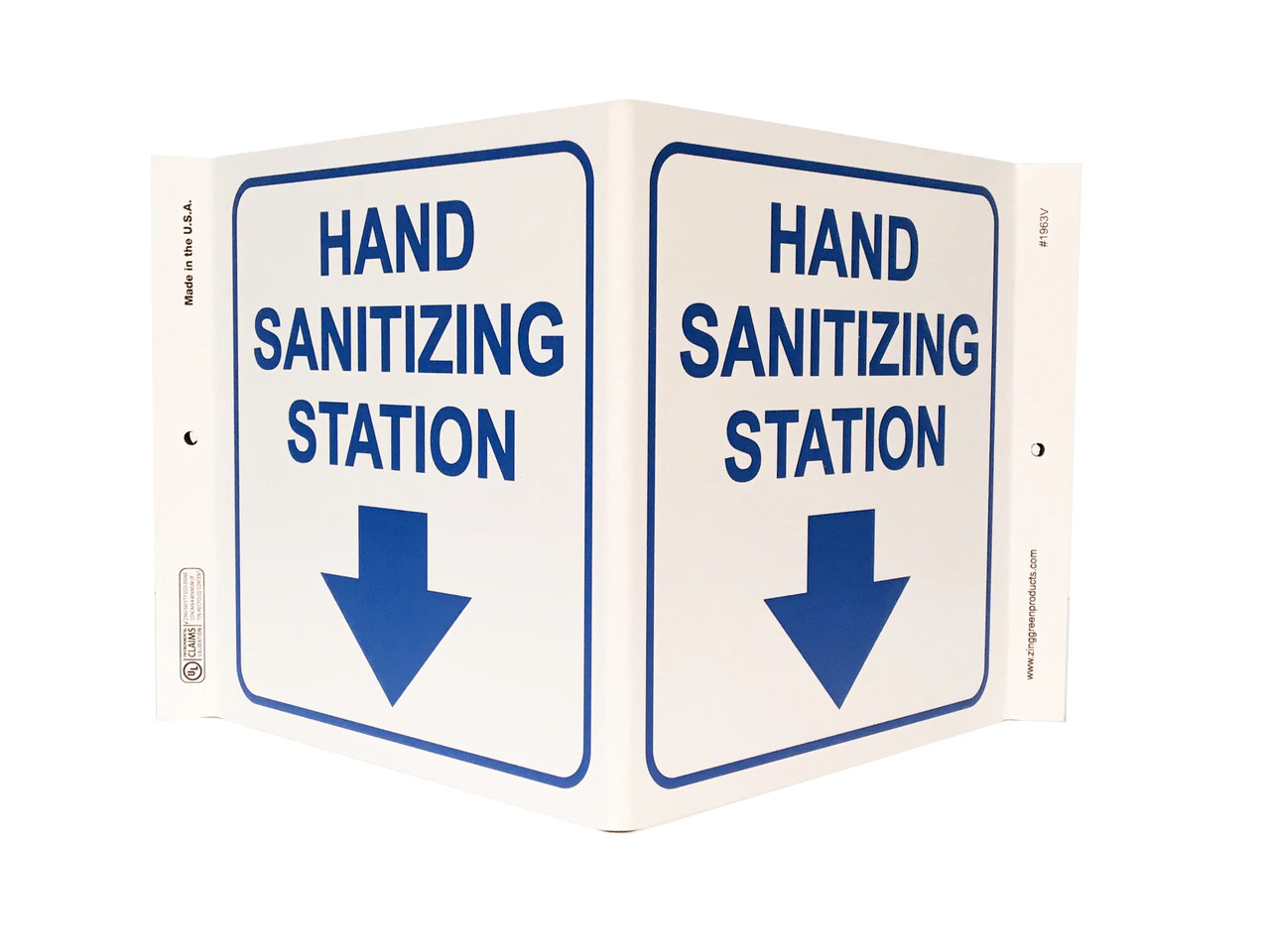Projecting Sign, Hand Sanitizing Station