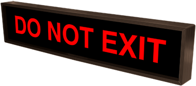 Do Not Exit LED Sign
