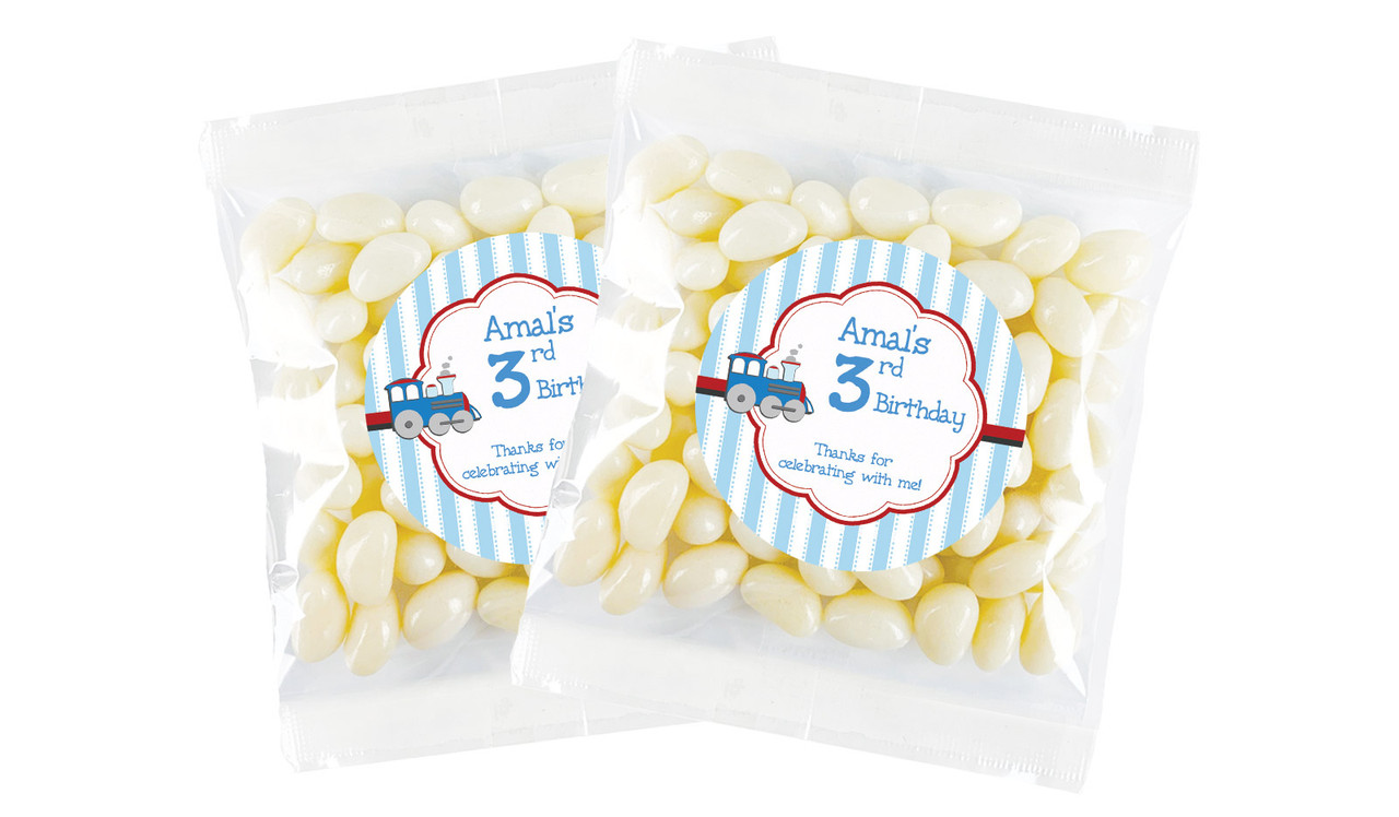 Toy Train Personalised Lolly Bag (Choice Of Fillings)