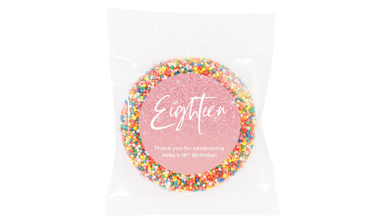 18th Birthday Personalised Giant Freckle