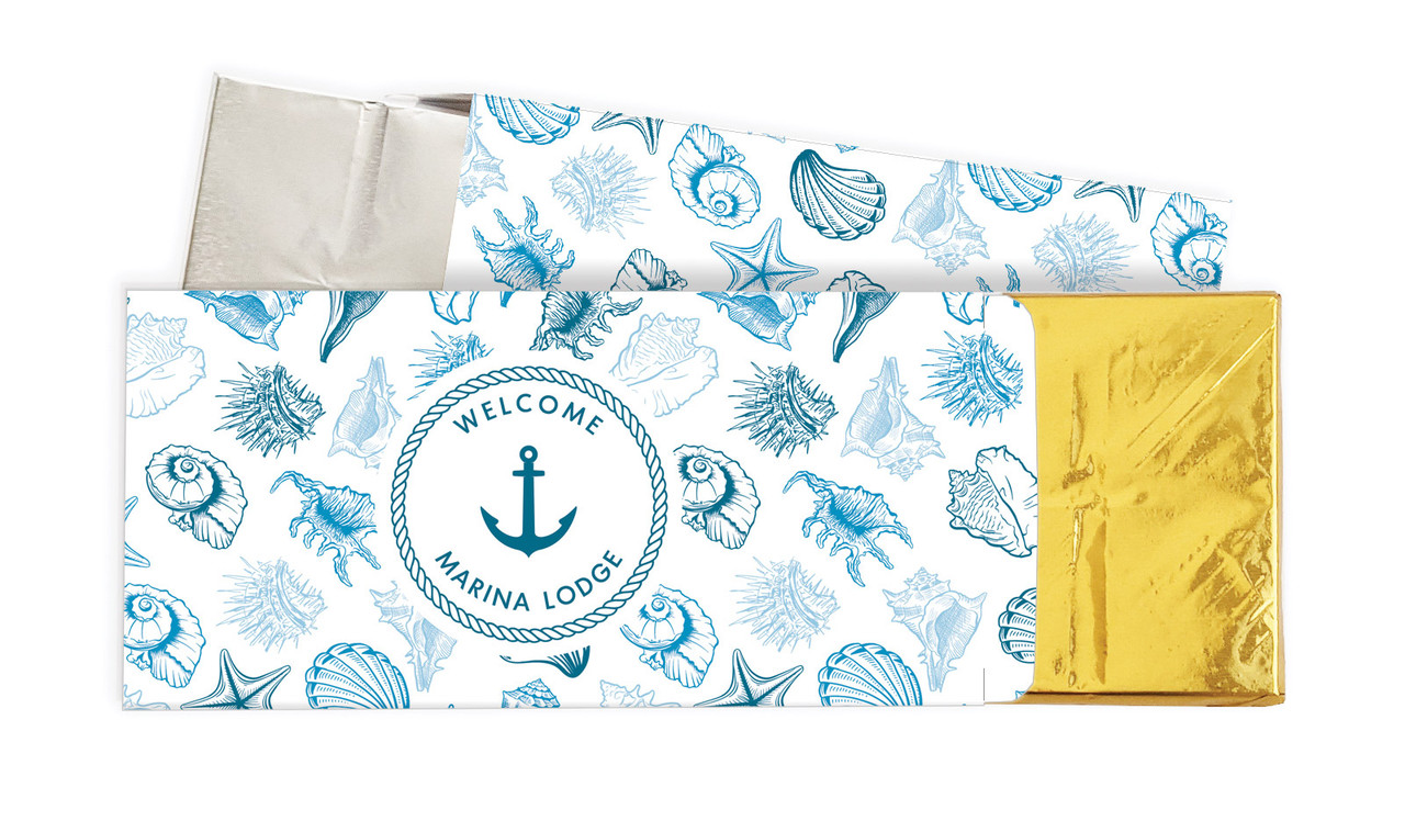 Sea Shells Hospitality Branded Chocolate Bar In A Box