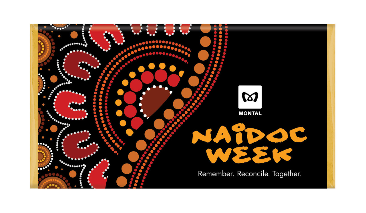 Earth Colours NAIDOC Week Personalised Chocolate Bars