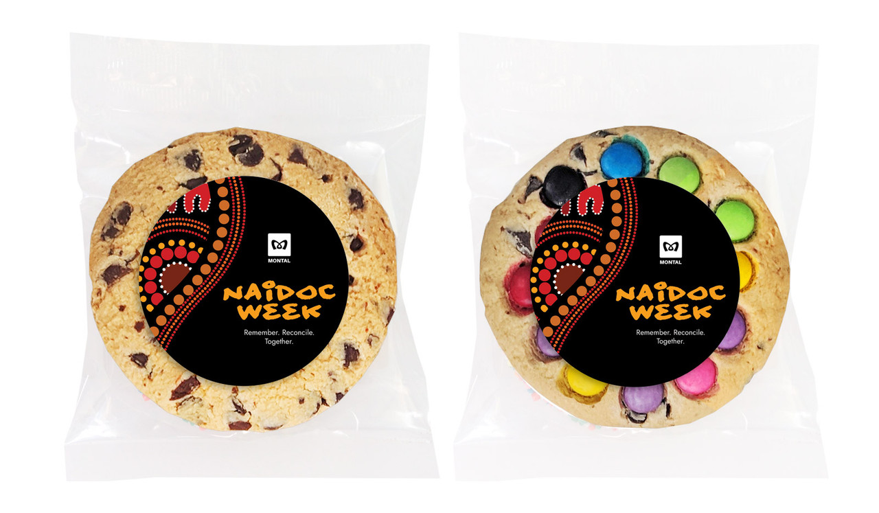 Earth Colours National NAIDOC Week Personalised Cookie