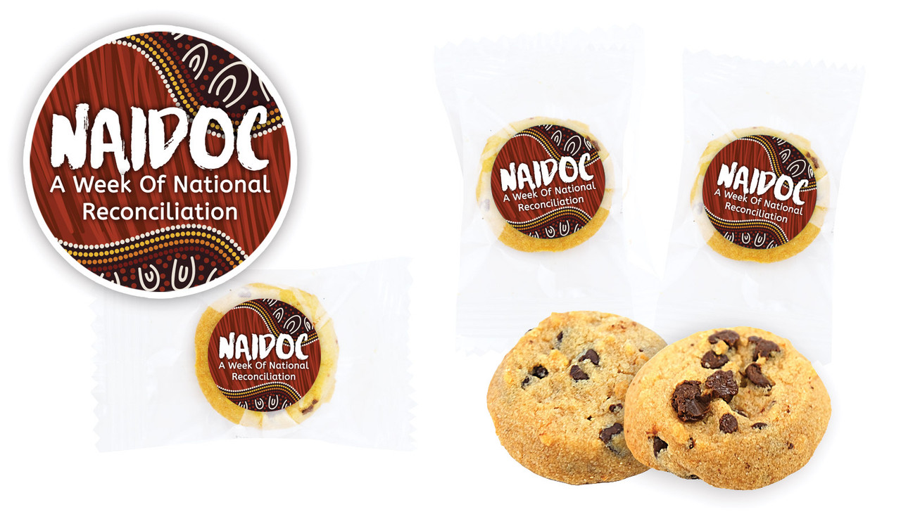 Flowing Indigenous National NAIDOC Week Bite-Size Cookie 5g