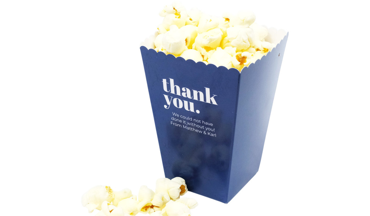 Personalised Popcorn Boxes - Regular Size 10cm