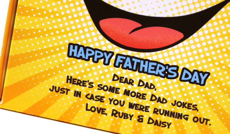 Box Of Chocolate Dad Jokes With 12 x Mini Chocolates