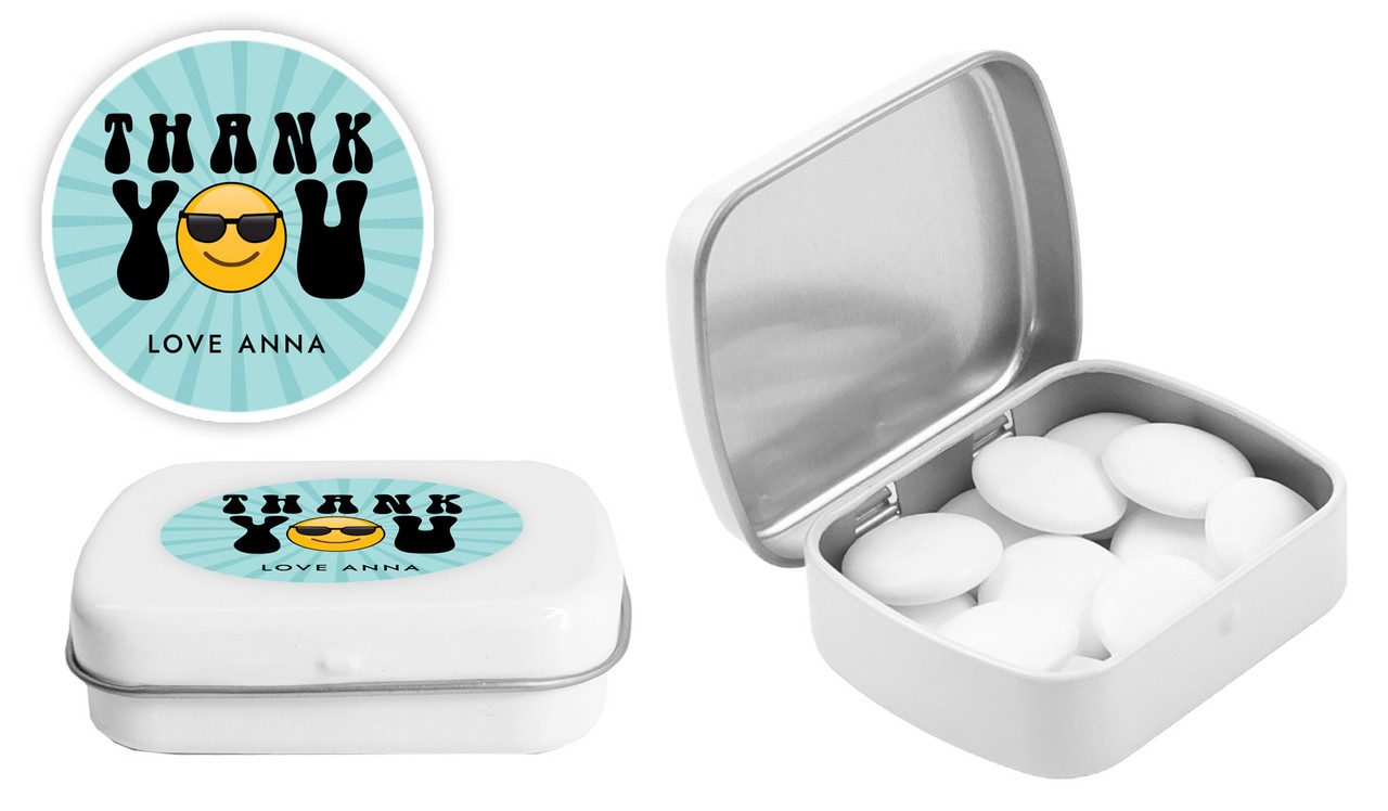 Emoji Personalised Mint Tins