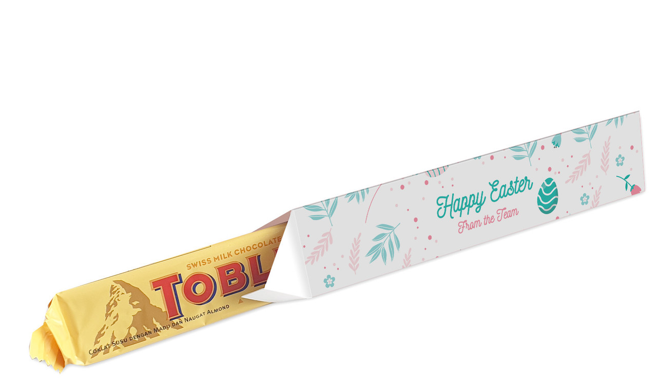 Easter Elements Personalised Toblerone Bar Box