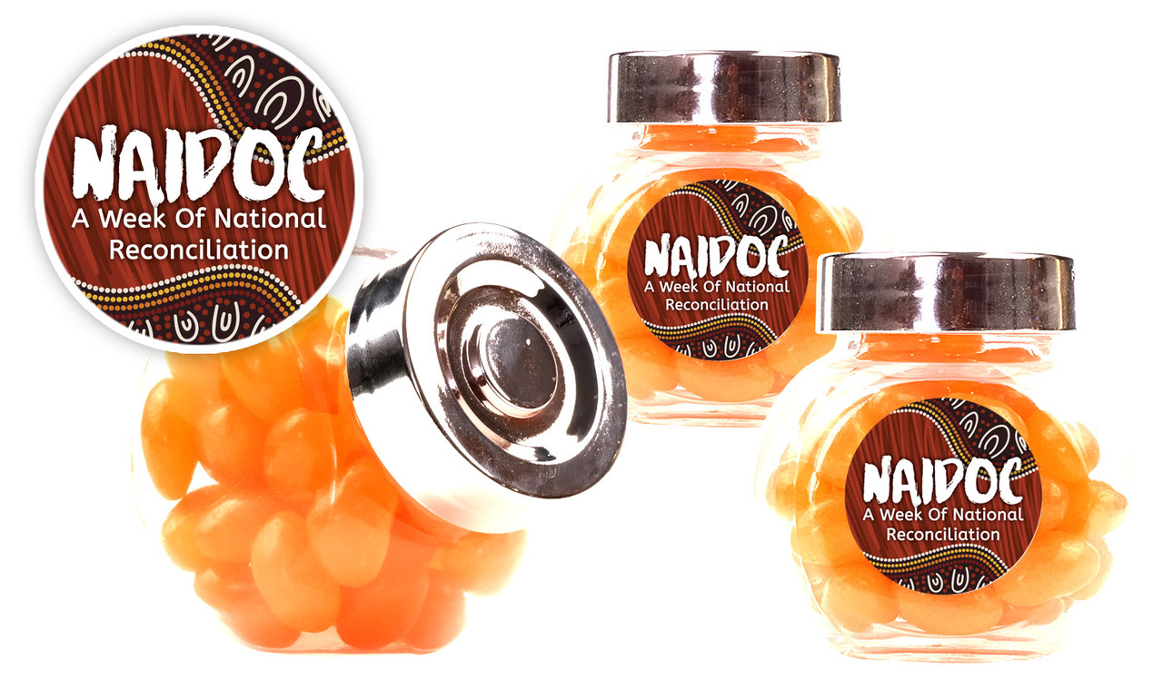 Flowing Indigenous Aboriginal NAIDOC Custom Mini Candy Jar