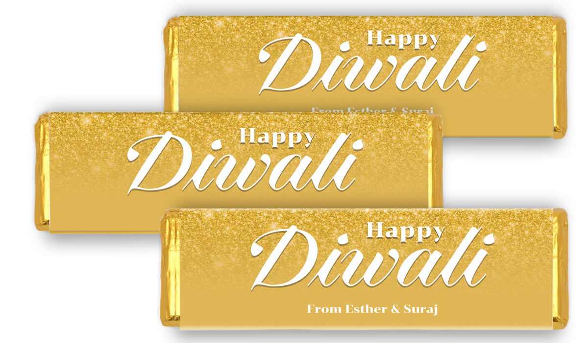 Gold Dust Personalised Diwali Cadbury Chocolate Bar