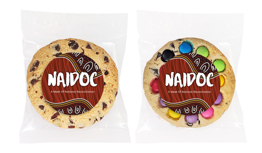 Flowing Indigenous National NAIDOC Week Personalised Cookie