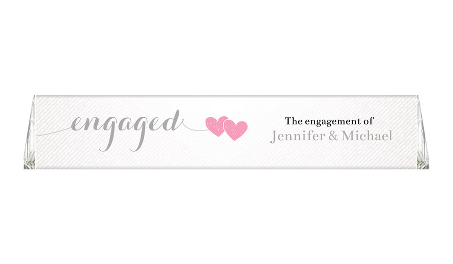 Flowing Text On Canvas Large Toblerone Engagement Chocolates 100g