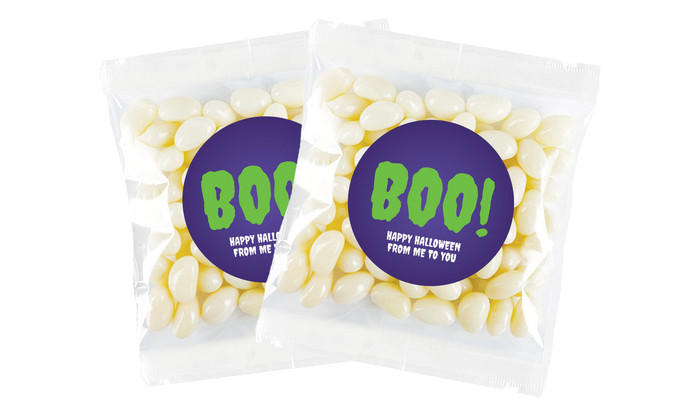 Boo Halloween Personalised Lolly Bag