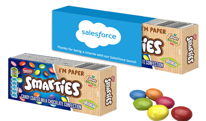 Personalised Smarties TM 13g Box With Custom Sleeve - 11-Pack