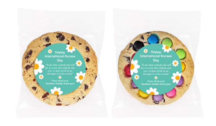 Daisy International Nurses Day Personalised Cookie