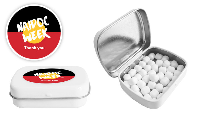 Aboriginal Flag National NAIDOC Week Personalised Mint Tins