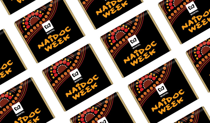 Earth Colours NAIDOC Week Personalised Mini Chocolates